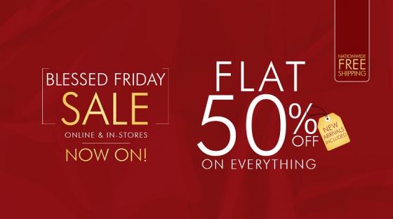 Unze London (Pakistan) Blessed Friday sale! Flat 50% Off On Entire Stock | What's On Sale